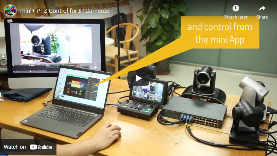 mini+ PTZ Control for IP Cameras – BROADFIELD NEWS