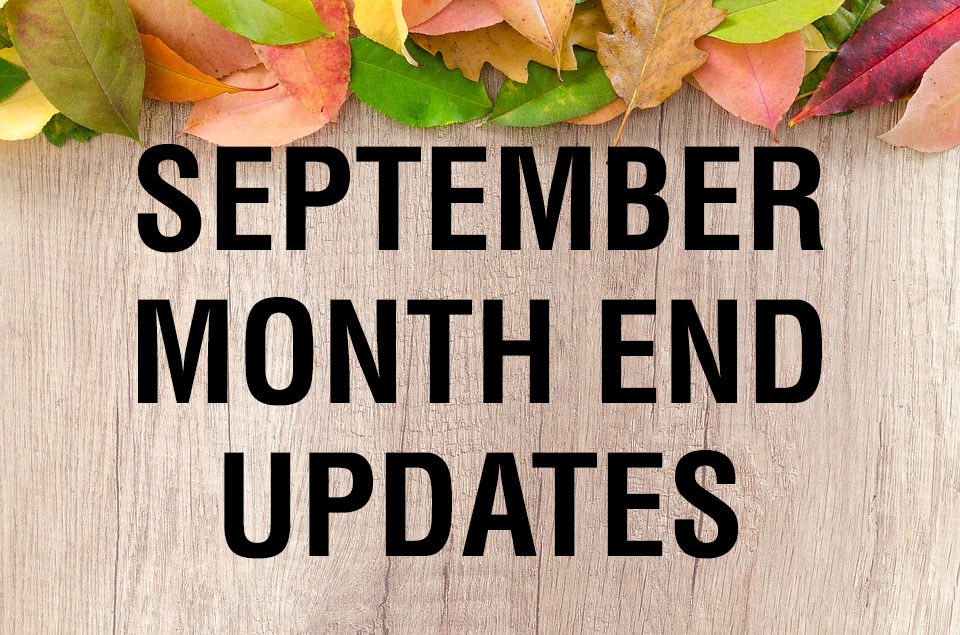 September Month End Updates – BROADFIELD NEWS