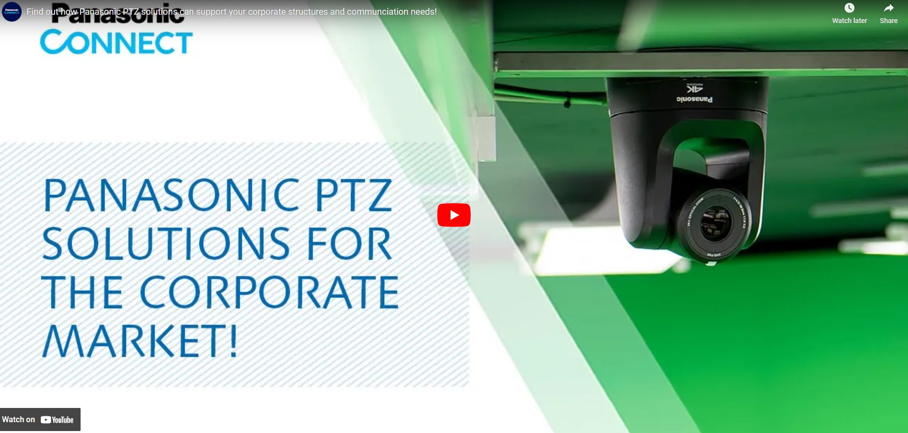 Find out how Panasonic PTZ solutions can support your corporate ...