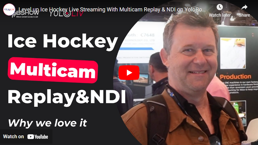 Level up Ice Hockey Live Streaming With Multicam Replay & NDI on ...