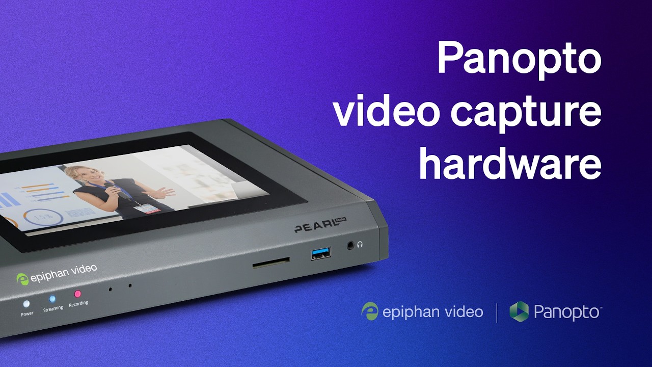 Enhanced Panopto Experience with Epiphan Pearl – BROADFIELD NEWS