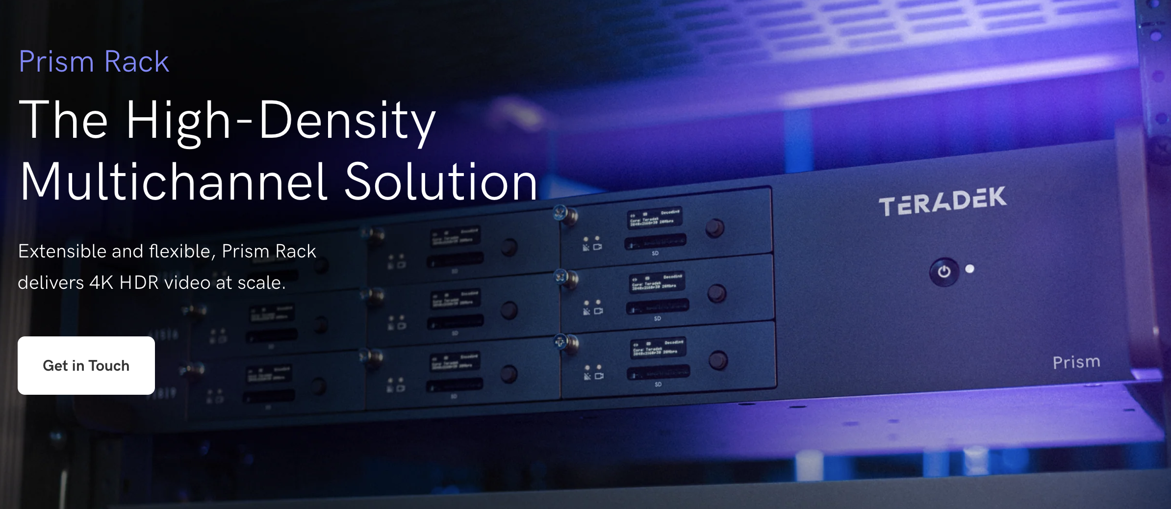 Teradek Prism Rack System Just Expanded with New Cards – BROADFIELD NEWS