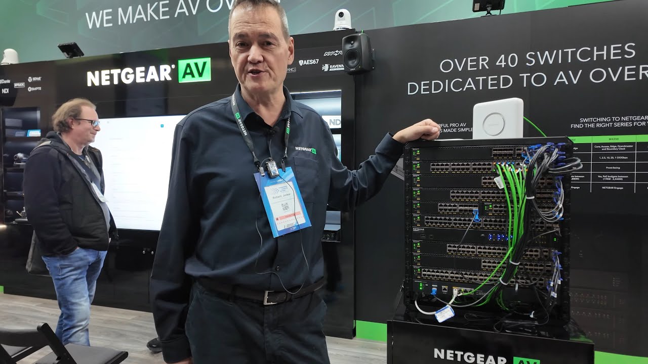 NETGEAR AV at ISE 2025: AV over IP, SMPTE ST 2110, IPMX, Engage 2.0 ...