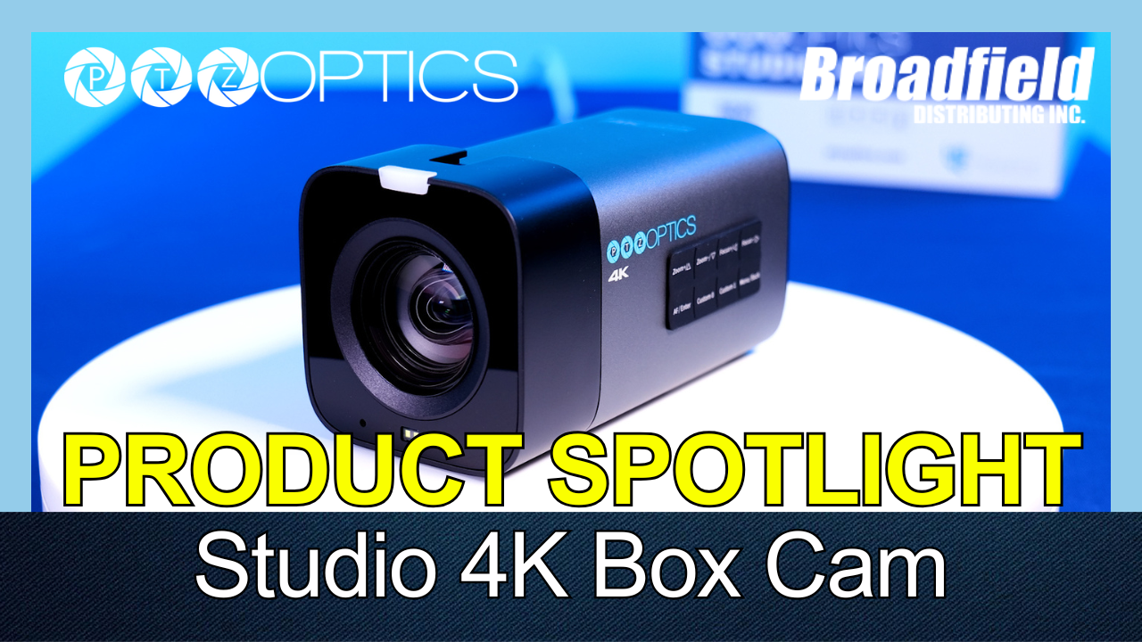 PTZOptics Studio 4K: The first Hive-Linked camera from PTZOptics with ...