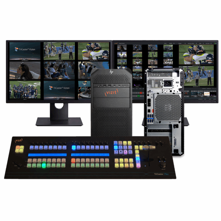 Vizrt TriCaster with Flex Control Panel Bundles – BROADFIELD NEWS