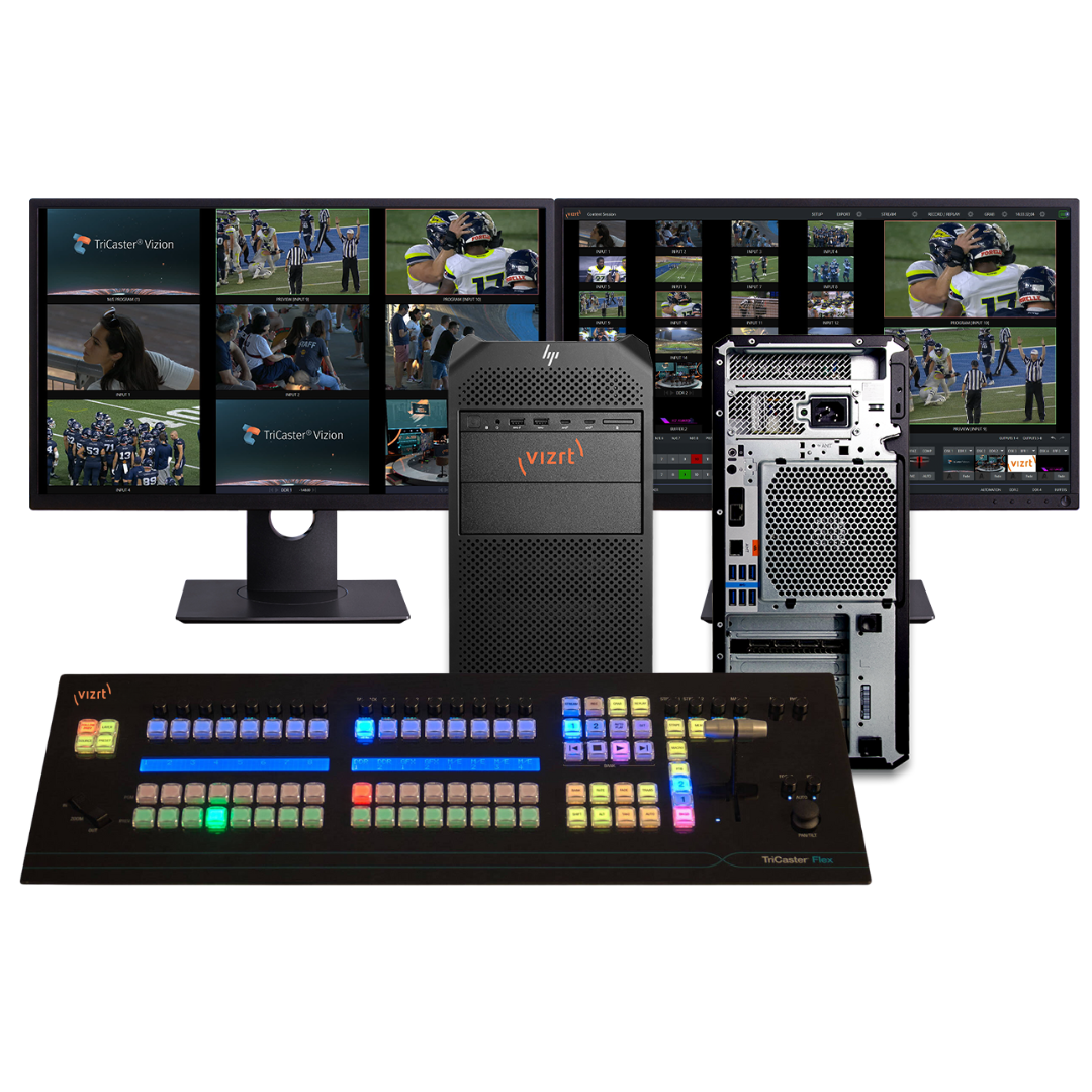 Vizrt TriCaster with Flex Control Panel Bundles – BROADFIELD NEWS
