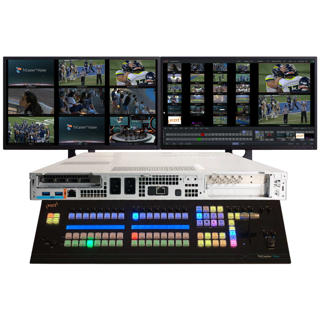 Vizrt TriCaster with Flex Control Panel Bundles – BROADFIELD NEWS