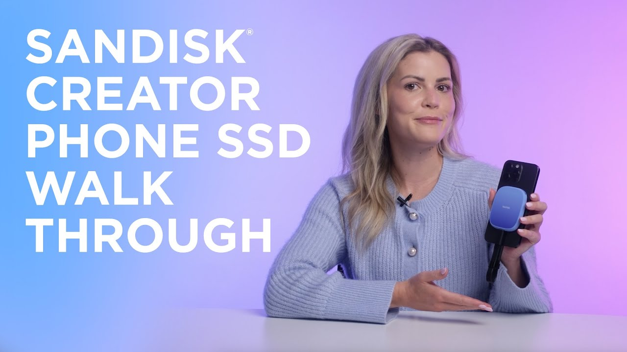 How to Use the SanDisk Desk Drive to Back Up and Edit Phone Content ...