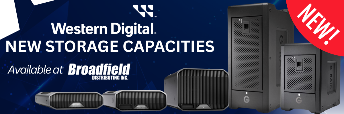 New Storage Capacities Available from Western Digital – BROADFIELD NEWS