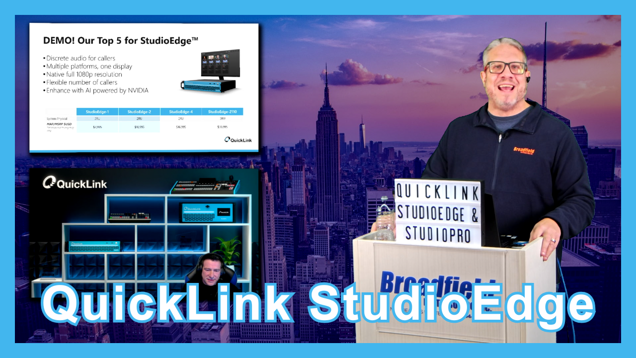 QuickLink StudioEdge Walkthrough | Broadfield Live Sneak Peek & Vendor ...